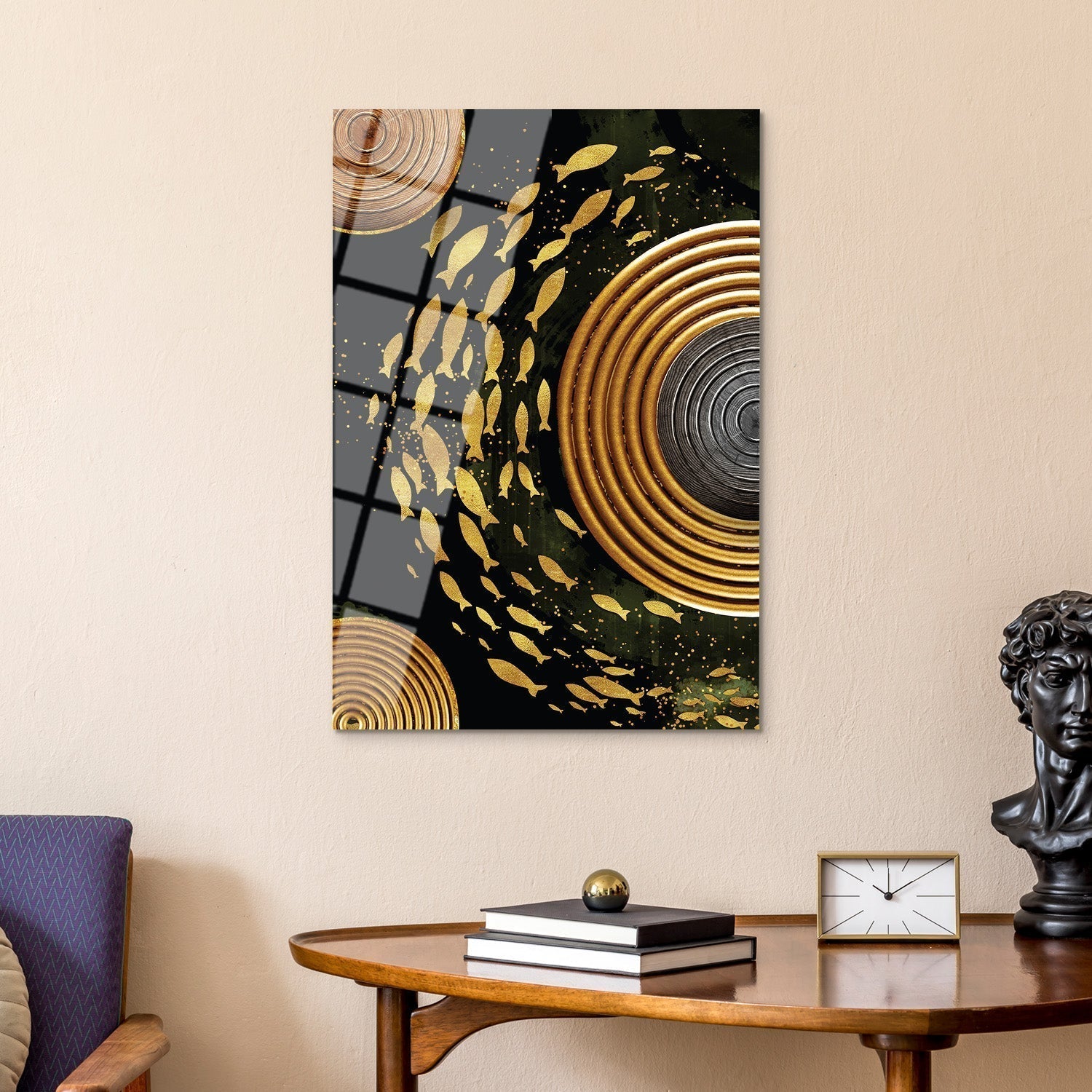 Swirl Harmony Glass Wall Art – Artepera