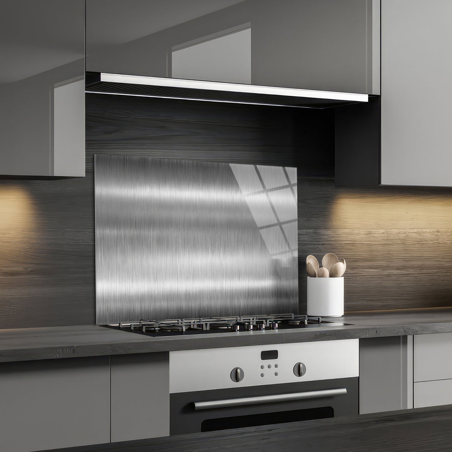Steel Sheen Glass Wall Art – Artepera