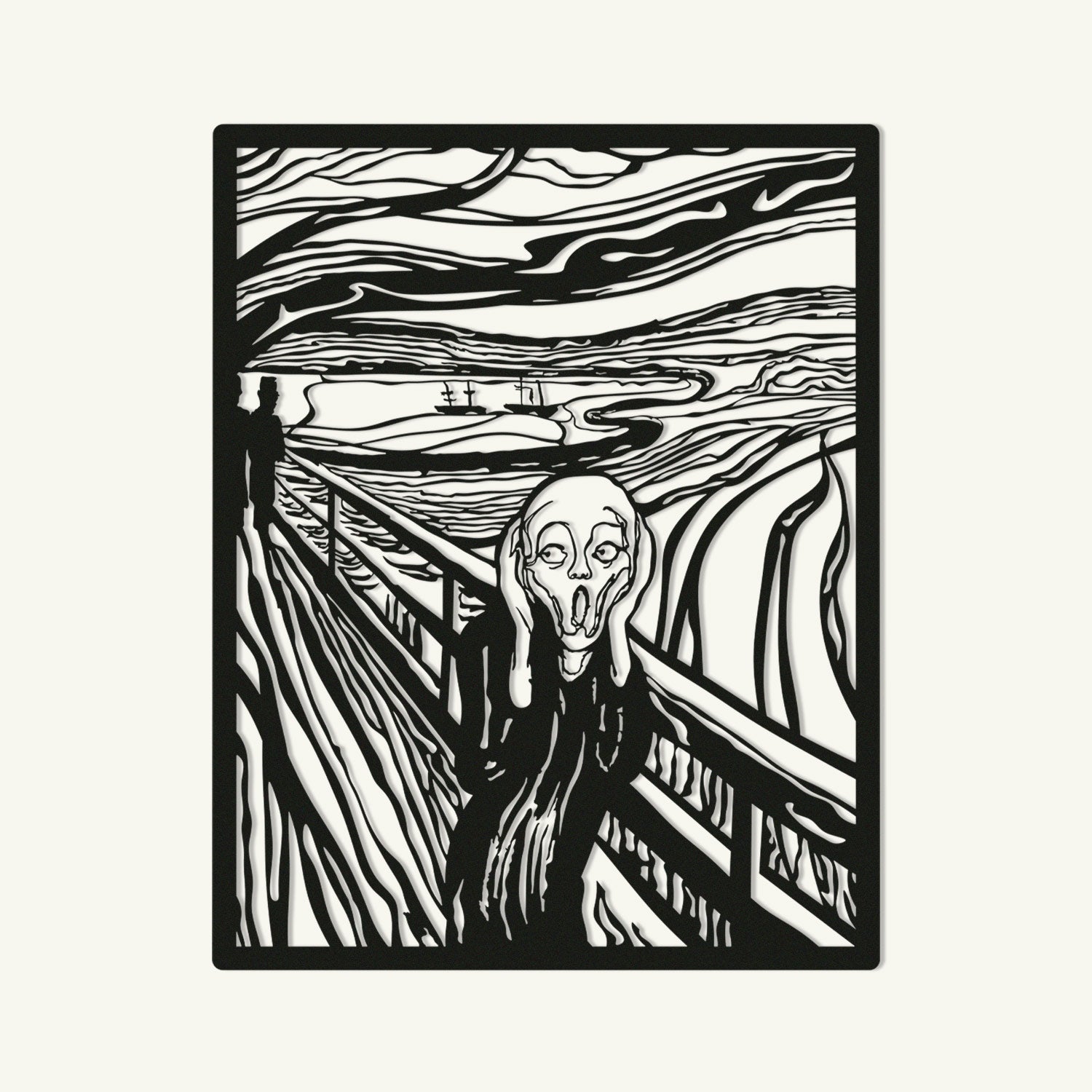 The Scream Metal Wall Art – Artepera